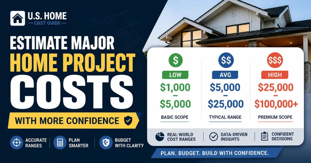 Contractor Quote Comparison Template — Free Tool | Home Project Cost Guide